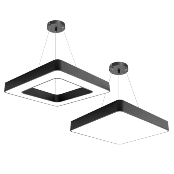 China 600x600mm Solid Square LED Pendant Panel Ceiling Light ...