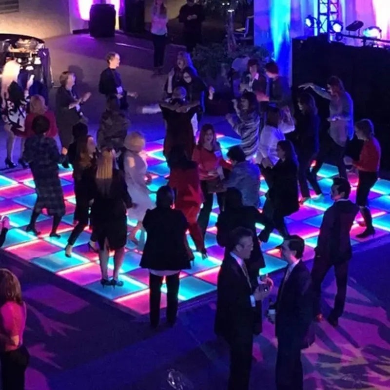 China Gravity Sensing RGB LED Floor Tile IP66 Outdoor Interactive Game ...